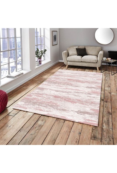 Meka Home Pembe Firuze Model Lastikli Halı Örtüsü Meka Home Pembe Firuze Model Lastikli Halı Örtüsü