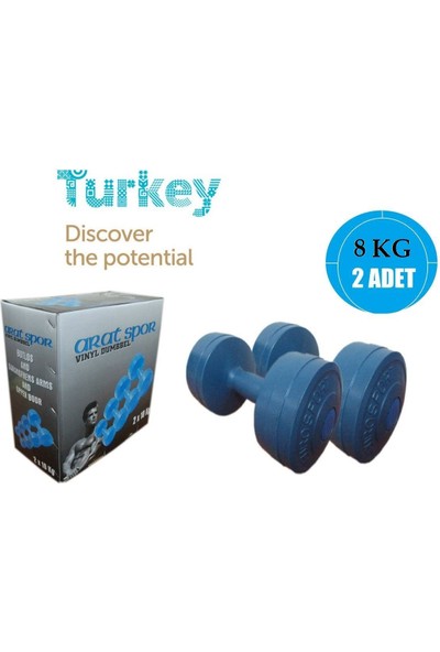 Proithalat Euro Sport Dambıl 8 kg x 2 Set Proithalat Euro Sport Dambıl 8 kg x 2 Set