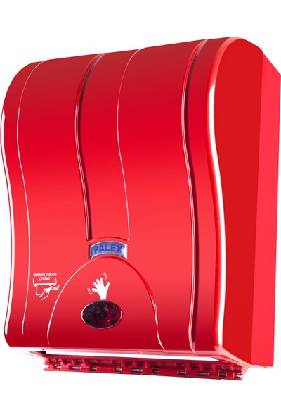 Palex 3491-B Prestij Otomatik Havlu Dispenseri 21 cm Kırmızı Palex 3491-B Prestij Otomatik Havlu Dispenseri 21 cm Kırmızı