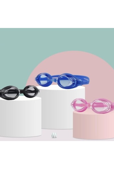 Hdg-10 Çocuk Yüzücü Gözlüğü Siyah Havuz Gözlüğü