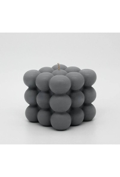 La Sheba Bubble Candle Mum Kokulu Dekoratif Mum El Yapımı Gri La Sheba Bubble Candle Mum Kokulu Dekoratif Mum El Yapımı Gri