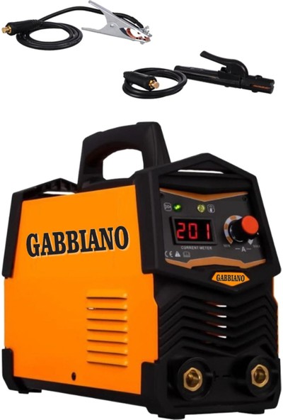 Gabbıano Holland Siyah Dijital Göstergeli Invertör Kaynak Makinesi 200 Amper Gabbıano Holland Siyah Dijital Göstergeli Invertör Kaynak Makinesi 200 Amper