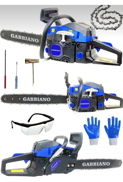 Gabbıano Prof Italy GBN9500 Tam Profesyonel 8.5 Hp 58CC Benzinli Odun Ağaç Kesim Bıçkı Motor Gabbıano Prof Italy GBN9500 Tam Profesyonel 8.5 Hp 58CC Benzinli Odun Ağaç Kesim Bıçkı Motor