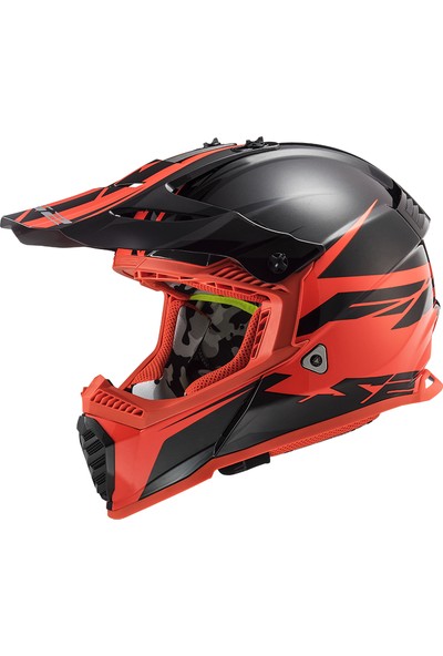 Ls2 Fast Evo Roar Mat Siyah-Kırmızı Kask Ls2 Fast Evo Roar Mat Siyah-Kırmızı Kask