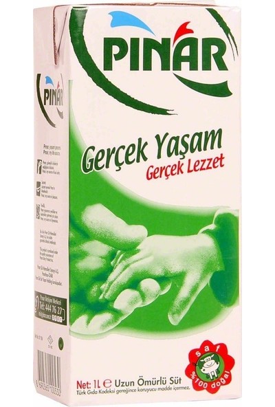Pınar Süt Tam Yağlı 1 Lt x 12 Adet