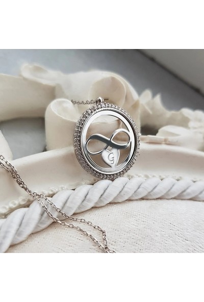 Vaoov Ayar Gümüş Sonsuzluk Kolye