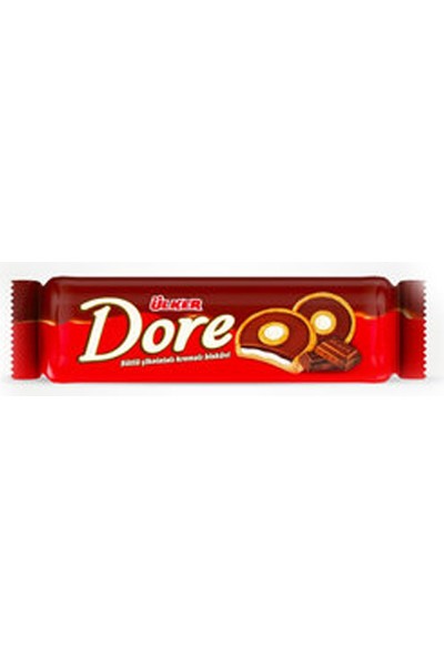 Dore Sade Kremalı Çikolata Bisküvi 86 gr 5 Adet Dore Sade Kremalı Çikolata Bisküvi 86 gr 5 Adet