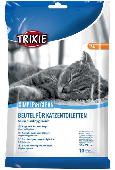 Trixie Kedi Kumu Poşeti Xl 56X71CM, 10 Adet