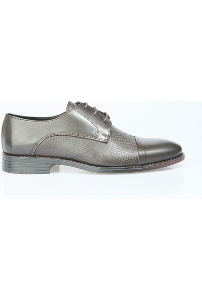 Uki Kahve Klasik Deri Ayakkabı