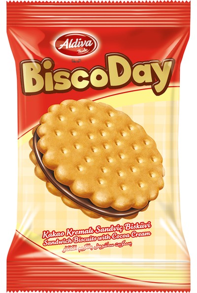 Aldiva Biscoday Kakaolu Kremalı Sandviç Bisküvi 300 gr 3 Adet Aldiva Biscoday Kakaolu Kremalı Sandviç Bisküvi 300 gr 3 Adet
