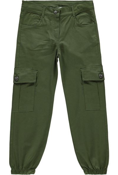 Civil Girls Kız Çocuk Pantolon 10-13 Yaş Haki