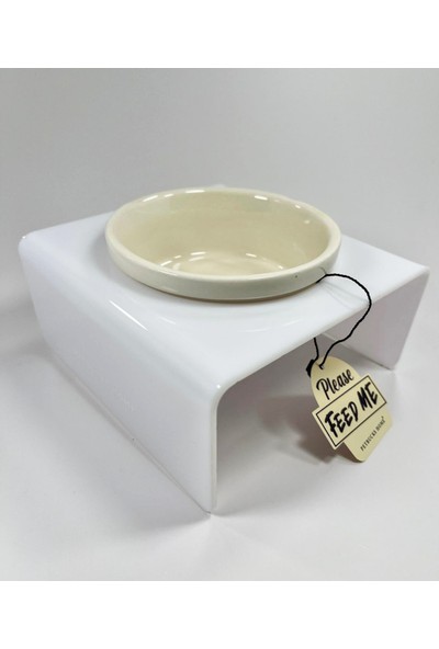 Petbucks Home Kedi ve Köpek Dekoratif Seramik Tekli Mama Kabı & Su Kabı Petbucks Home Kedi ve Köpek Dekoratif Seramik Tekli Mama Kabı & Su Kabı