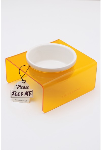 Petbucks Home Kedi ve Köpek Dekoratif Seramik Tekli Mama Kabı & Su Kabı Petbucks Home Kedi ve Köpek Dekoratif Seramik Tekli Mama Kabı & Su Kabı