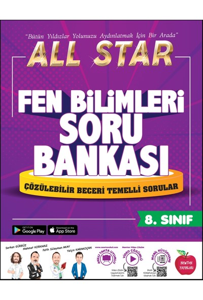 Newton Yayınları 8. Sınıf Fen Bilimleri All Star Soru Bankası (Ciltli) Newton Yayınları 8. Sınıf Fen Bilimleri All Star Soru Bankası (Ciltli)