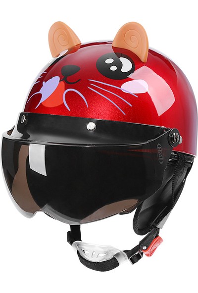 Sevimli Çizgi Kask Elektrikli Araba Kaskı Yaz Sevimli Çizgi Kask Elektrikli Araba Kaskı Yaz