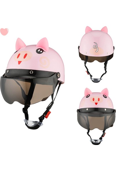 Sevimli Çizgi Kask Elektrikli Araba Kaskı Yaz Sevimli Çizgi Kask Elektrikli Araba Kaskı Yaz