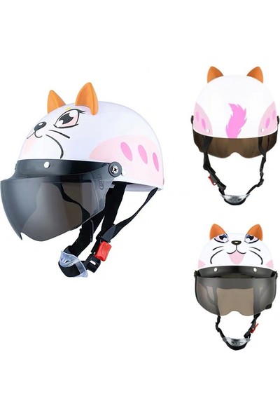Sevimli Çizgi Kask Elektrikli Araba Kaskı Yaz Sevimli Çizgi Kask Elektrikli Araba Kaskı Yaz