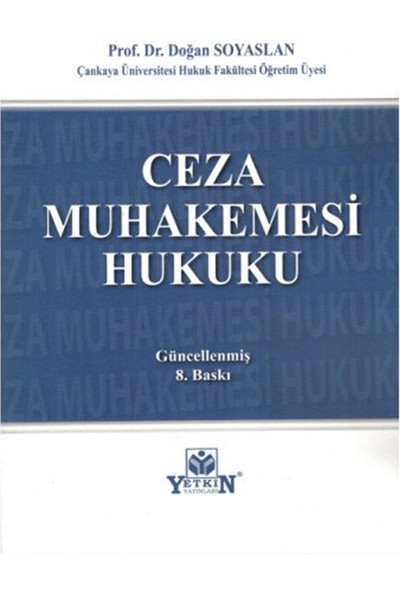 Ceza Muhakemesi Hukuku Ceza Muhakemesi Hukuku
