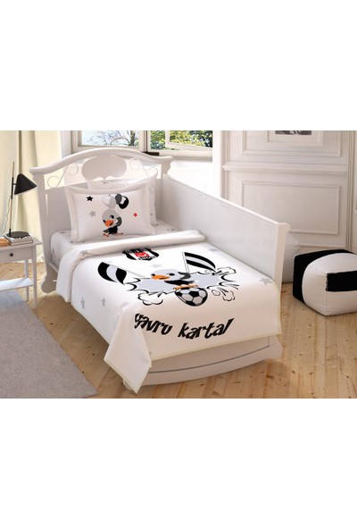 Taç Lisanslı Bebek Pike Takımı Bjk Beşiktaş Ball Baby