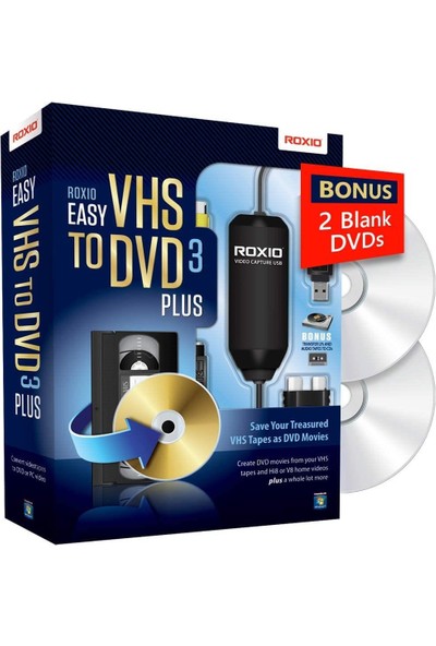 Roxio Easy Vhs To DVD 3 Plus | Vhs, Hi8, V8 Video