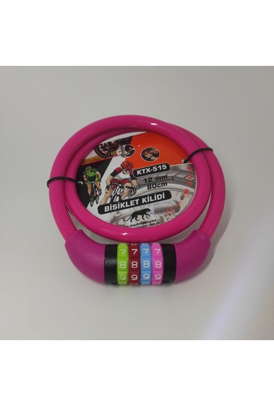 Ramdet Rengarenk Şifreli Motor ve Bisiklet Teker Kilidi Pembe 12MM-80 cm Şifreli Kilit Su Geçirmez ve Paslanmaz Ramdet Rengarenk Şifreli Motor ve Bisiklet Teker Kilidi Pembe 12MM-80 cm Şifreli Kilit Su Geçirmez ve Paslanmaz
