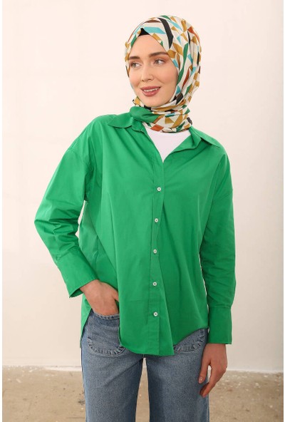 Markapia Woman Kadın Geometrik Desenli Soft Şal Benetton