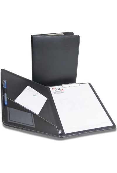2k Sekreterlik Kapakli A4 Suni Deri Siyah 501-1 2k Sekreterlik Kapakli A4 Suni Deri Siyah 501-1