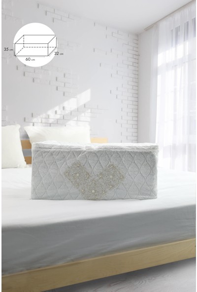 Favora Lüks Kadife Yastık Hurcu - Ekru