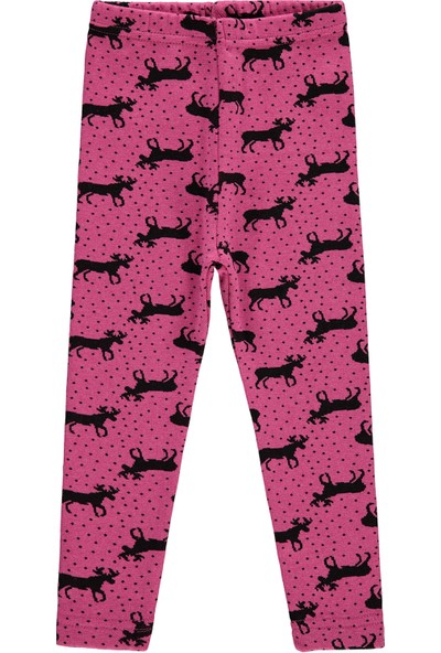 Civil Girls Kız Çocuk Tayt 2-5 Yaş Gül Kurusu