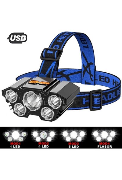 Janva Wolfberry X- Riko 150W Ultra Güçlü LED Şarjlı 5 LED 5x Cree LED Kafa Feneri Avcı Feneri Balıkçı Kamp Feneri 5başlık Fju Kafa Janva Wolfberry X- Riko 150W Ultra Güçlü LED Şarjlı 5 LED 5x Cree LED Kafa Feneri Avcı Feneri Balıkçı Kamp Feneri 5başlık Fju Kafa
