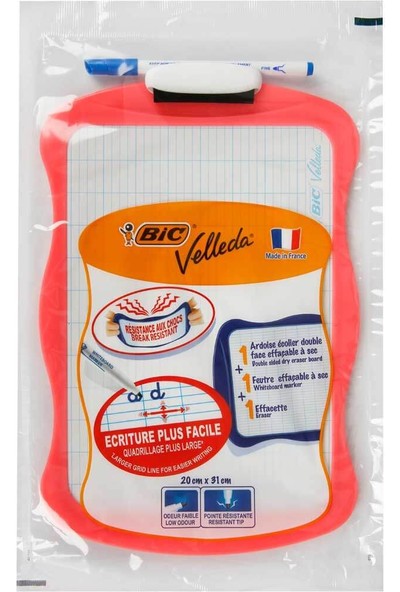 Bic Mini Beyaz Yazı Tahta Seti - Pembe Bic Mini Beyaz Yazı Tahta Seti - Pembe