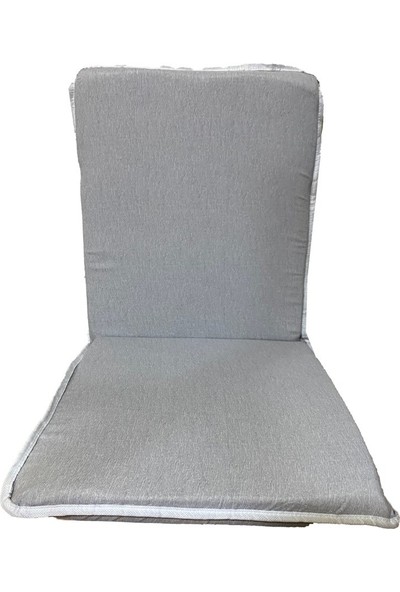 Olgun Home Sandalye Minderi 1 Adet Bağcıklı Bahçe Minderi Arkalıklı (Gri)Yıkanabilir Olgun Home Sandalye Minderi 1 Adet Bağcıklı Bahçe Minderi Arkalıklı (Gri)Yıkanabilir