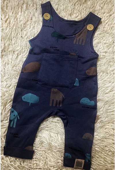 Nuebebek Zürafa Baskılı Salopet