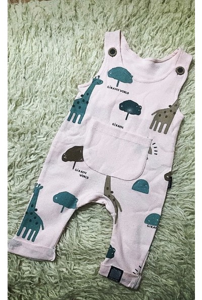 Nuebebek Zürafa Baskılı Salopet