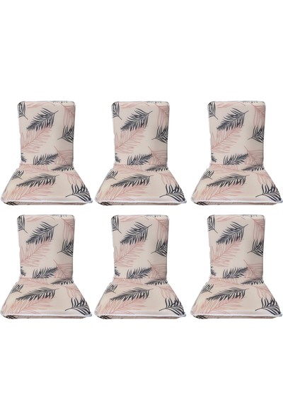 Olgun Home Sandalye Minderi 6 Adet Bağcıklı Bahçe Minderi Arkalıklı (Pembe Tüy)Yıkanabilir Olgun Home Sandalye Minderi 6 Adet Bağcıklı Bahçe Minderi Arkalıklı (Pembe Tüy)Yıkanabilir