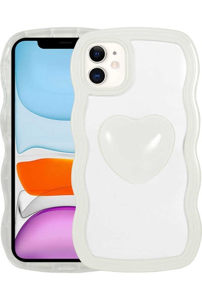 Demi Accessories Apple iPhone 11 Uyumlu Popsoketli Dalgalı Telefon Kılıfı