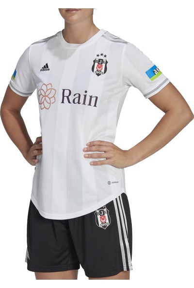 Adidas Beşiktaş 2022/23 Ic Saha Formasi Kadın Beşiktaş 2022/23 Iç Saha Forması HE6279 Beyaz