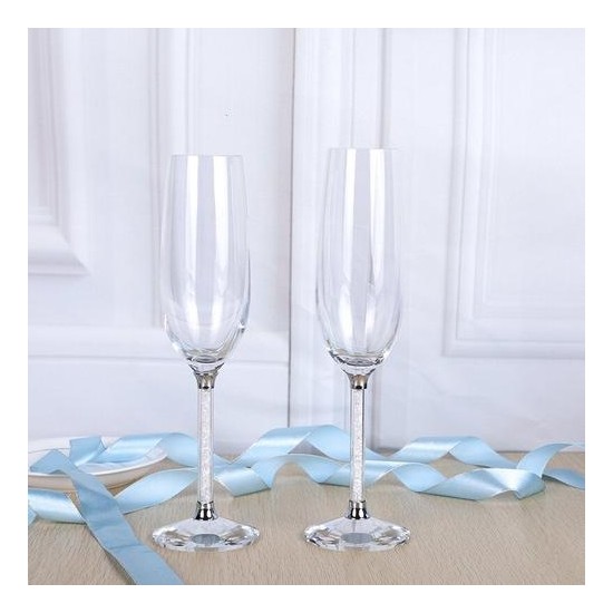 Xinhang 2 Içme Cam Düğün Şampanya Gözlük Flüt Parti Bar Fiyatı
