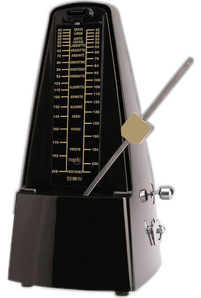 Musedo M-20BK Mekanik Metronom - Siyah
