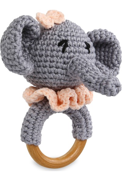Amigurumi Atölyesi Fil Çıngırak Amigurumi