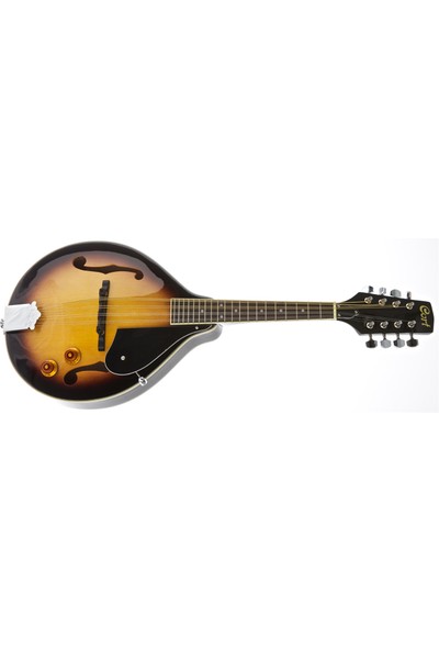 Cort Elektro Mandolın Çantalı, Antik Sunburst, Ladin Kap