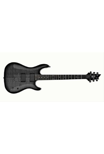 Cort Elektro Gitar Katana, Trans Desenli Gri (Tcg), Moth Cort Elektro Gitar Katana, Trans Desenli Gri (Tcg), Moth