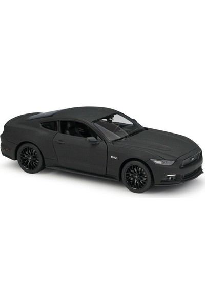 Welly 1/24 Ölçek 2015 Ford Mustang GT Model Araba - Mat Siyah Welly 1/24 Ölçek 2015 Ford Mustang GT Model Araba - Mat Siyah