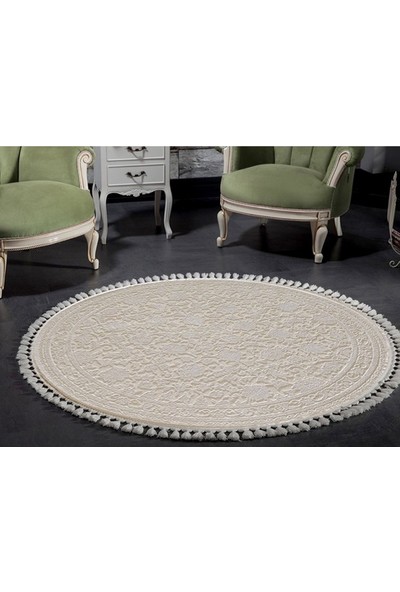 Sanat Halı Delüks 6890 200X200 Daire Halı Sanat Halı Delüks 6890 200X200 Daire Halı