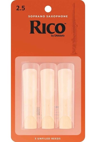 Rico Rıa0325 Soprano Saksafon Kamışı (3'Lü) No:2,5