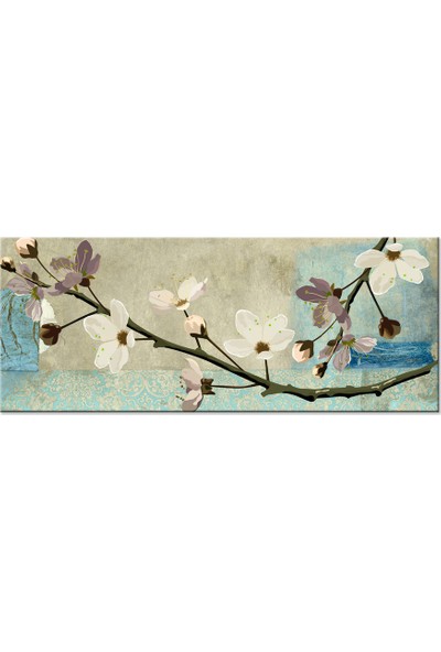 Özverler Çiçek Kanvas Tablo Cige-1016 40 x 100