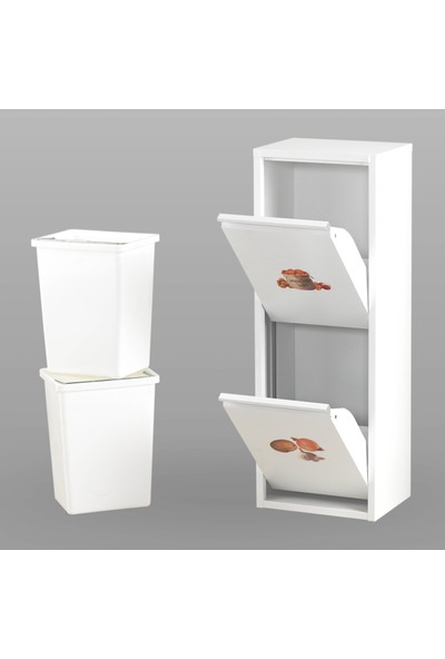 Astra Erzak Dolabı-Çok Amaçlı Dolap 2'li