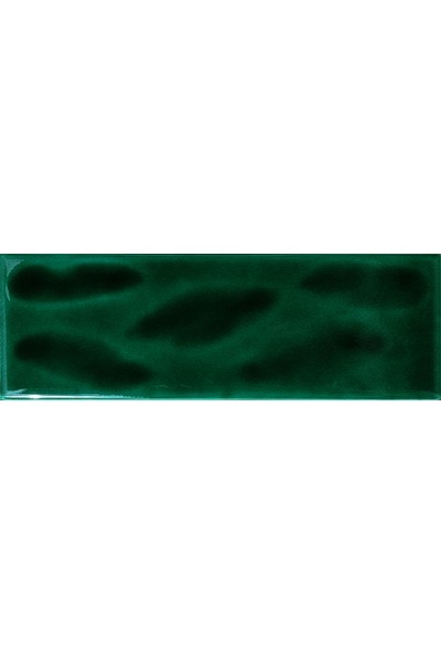 Armada Çini 7x21 Cm Gölgeli Yeşil Desenli Çini Seramik Karo