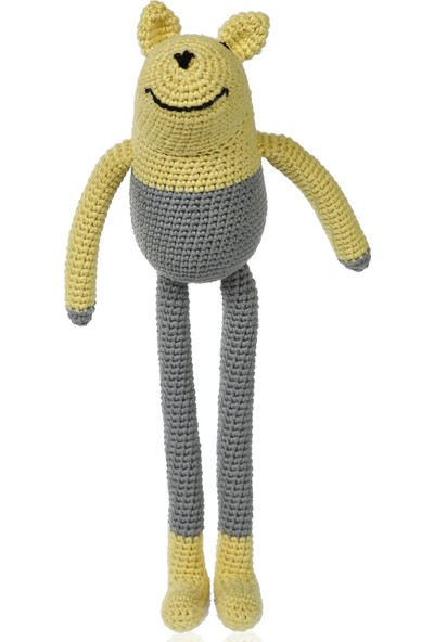 Yakın Doğa Amigurumi Sarı Gri Hamster