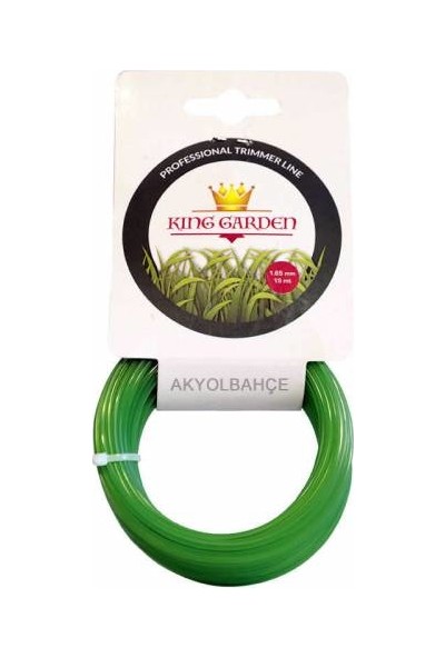 King Garden Tırpan Misinası Ot Çim Kesme İpi 1.65 mm x 15 m